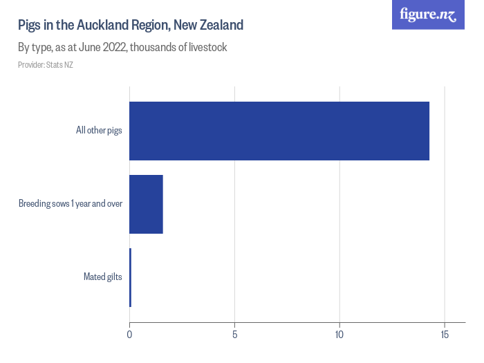 Pigs in the Auckland Region, New Zealand - Figure.NZ