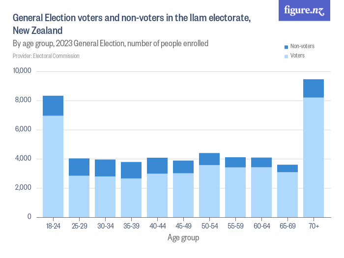 General Election voters and non-voters in the Ilam electorate, New ...