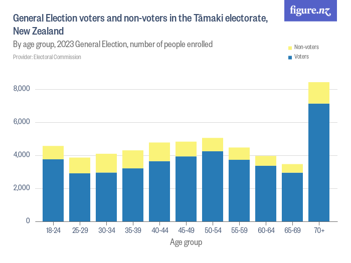 General Election voters and non-voters in the Tāmaki electorate, New ...