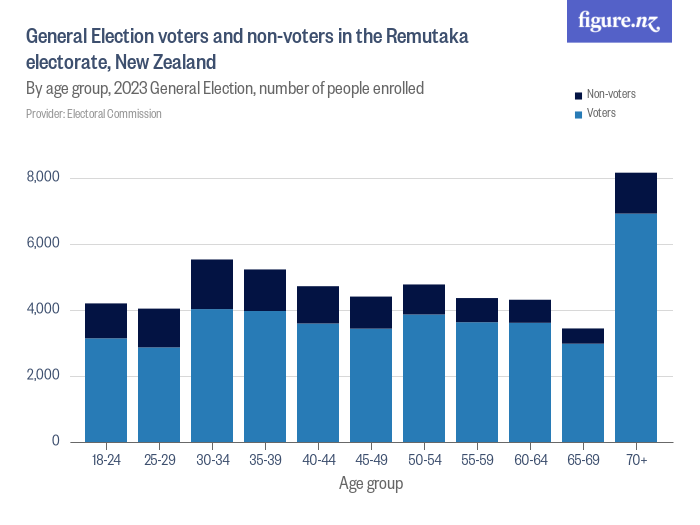 General Election voters and non-voters in the Remutaka electorate, New ...