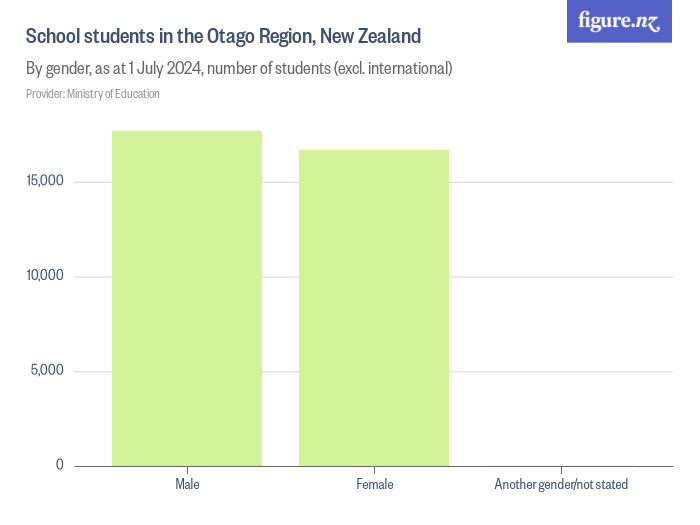 School students in the Otago Region, New Zealand - Figure.NZ